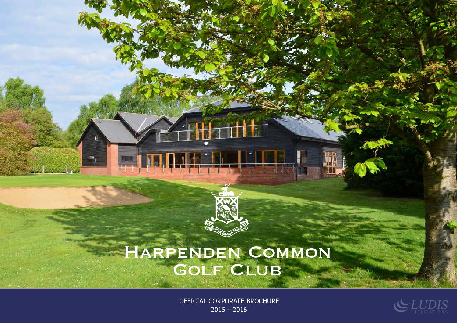 Harpenden Common Golf Club Official Corporate Brochure 2015 - 2016 by ...