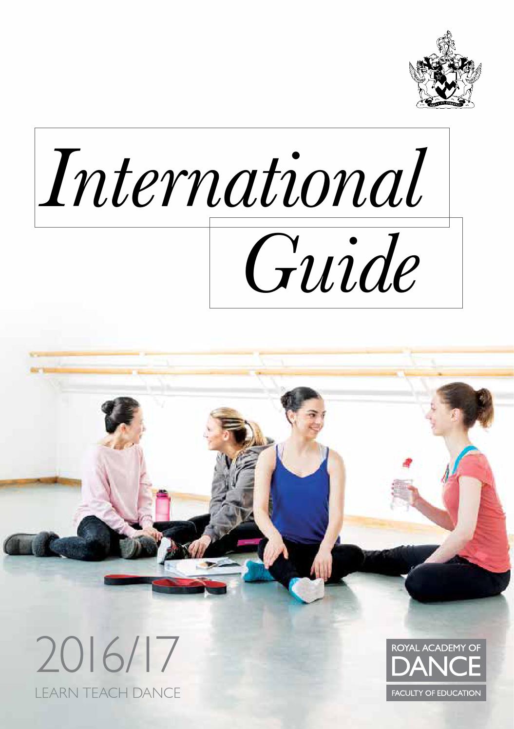 RAD INTERNATIONAL GUIDE 2016/17 by Faculty of Education - Issuu
