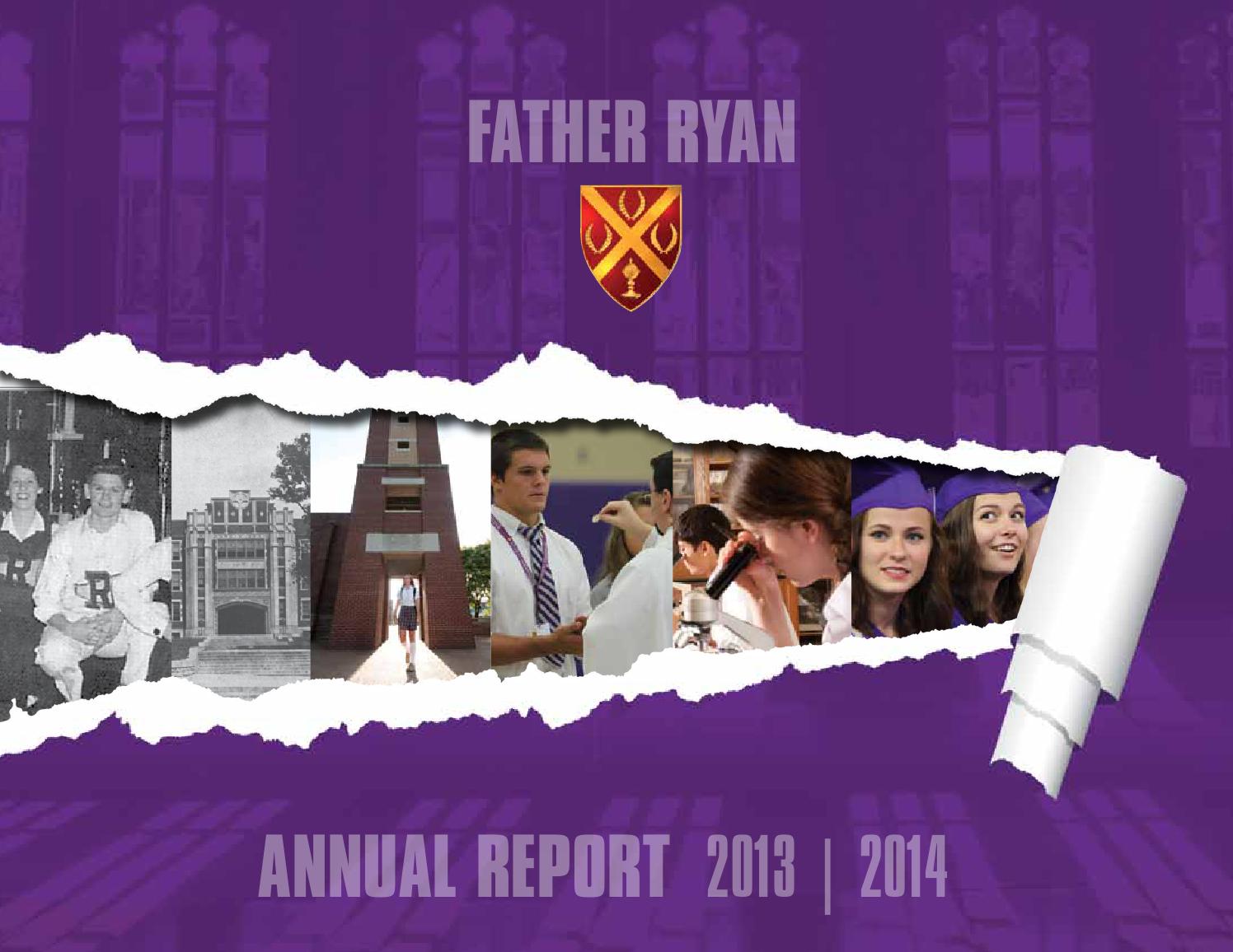2013-2014 Annual Report by Father Ryan High School - Issuu