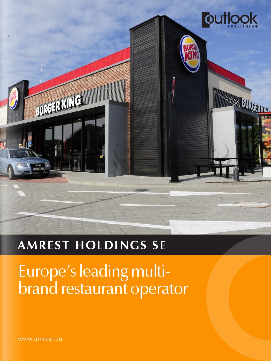 AMREST HOLDINGS SE by Outlook Publishing - Issuu