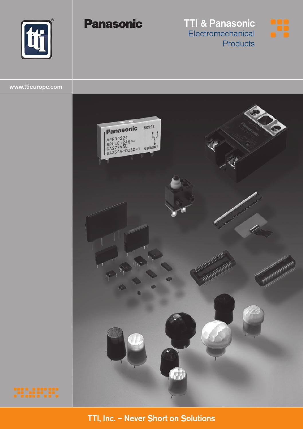 TTI / Panasonic Electromechanical Products by TTI, Inc. - Issuu
