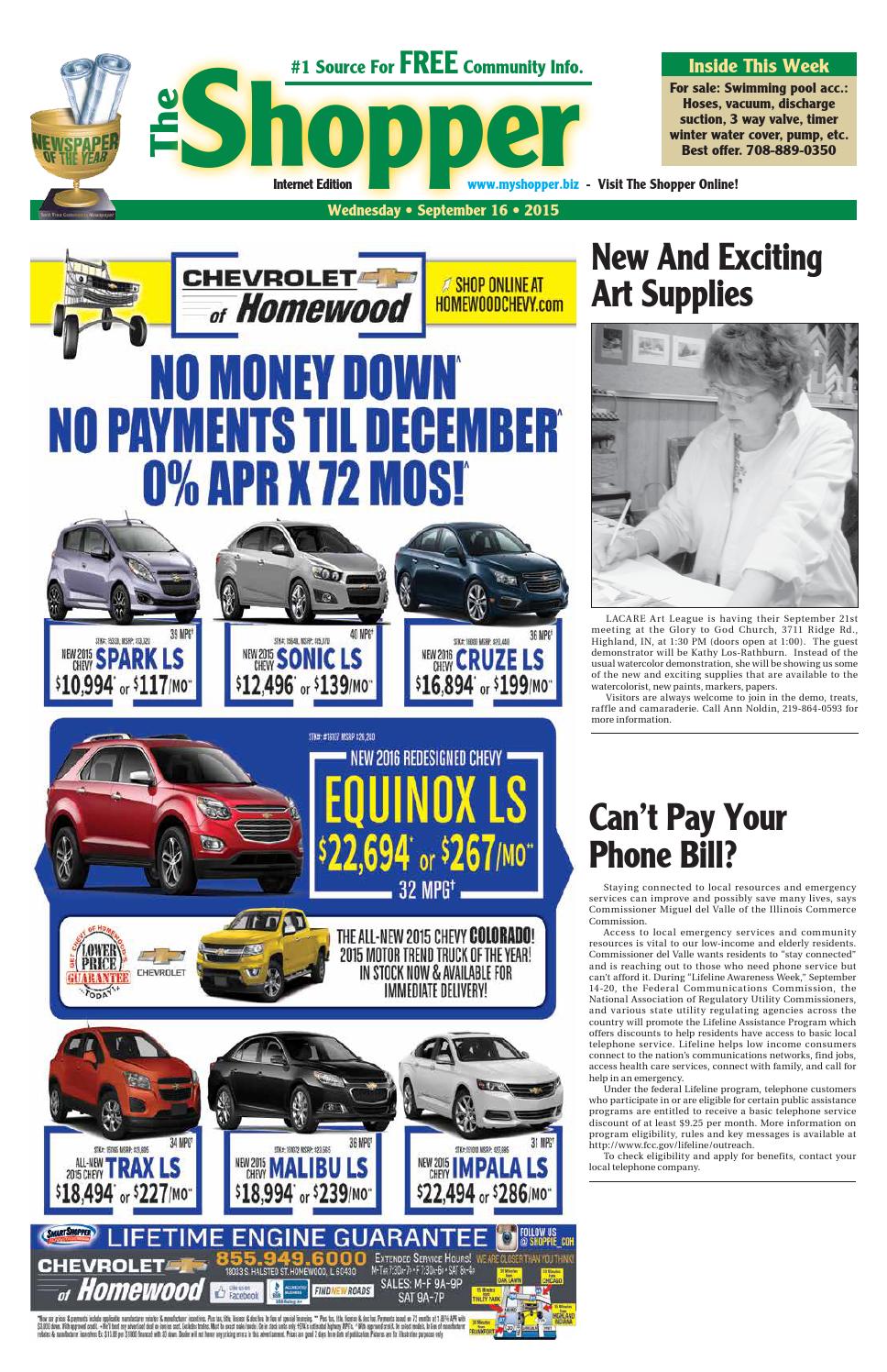 The Shopper 9/16/15 by The Shopper - Issuu