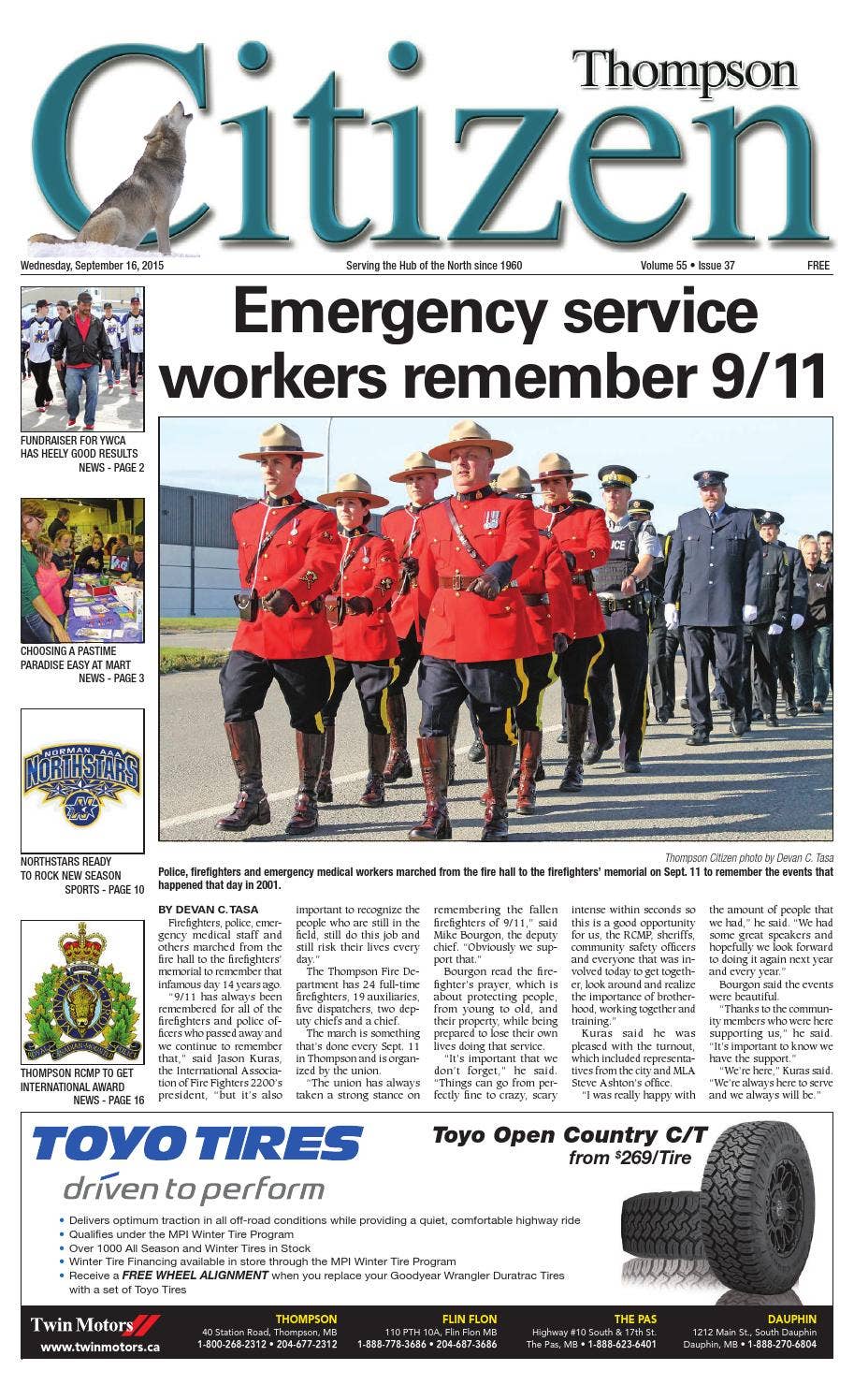 September 16 2015 by Thompson Citizen - Issuu