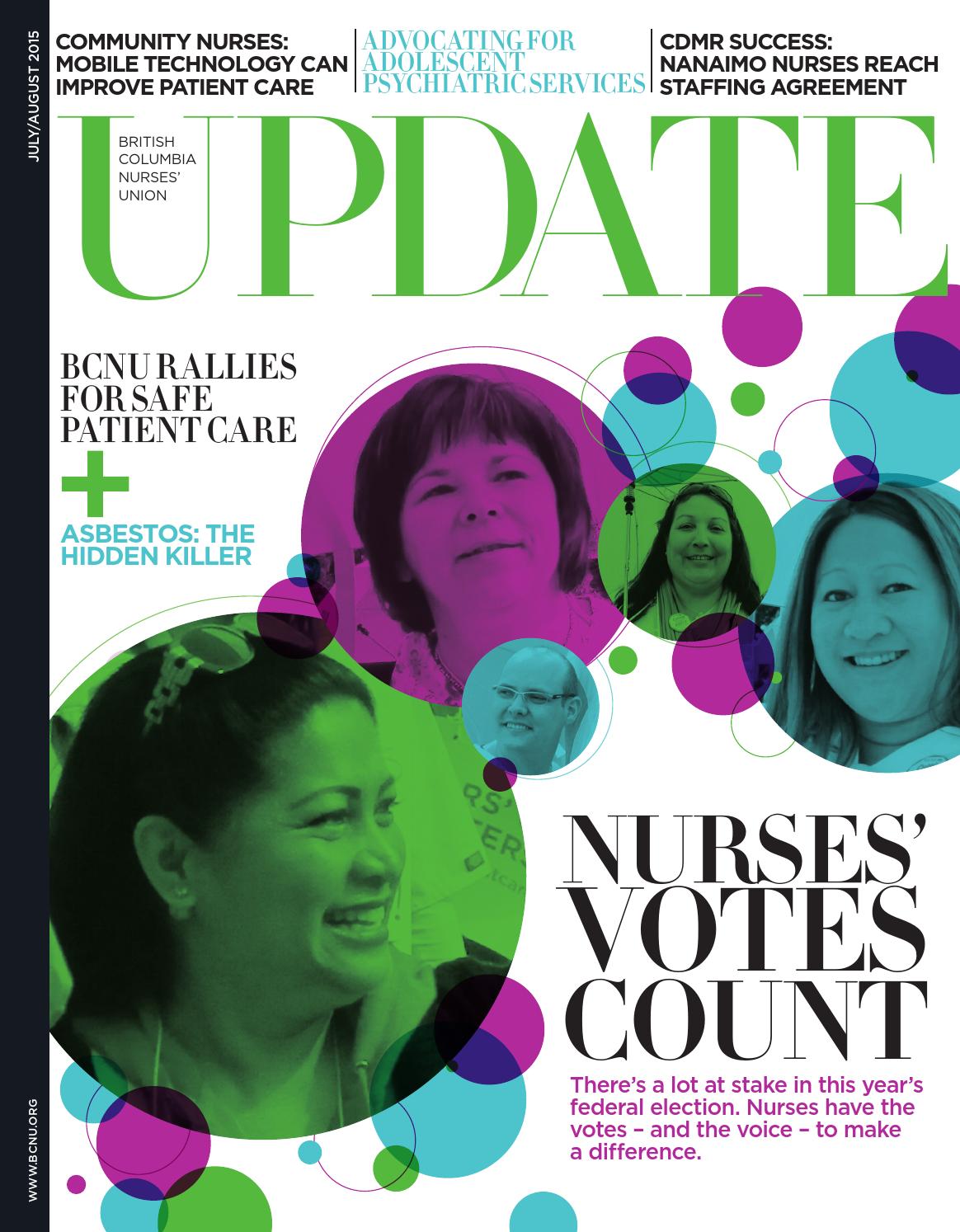 BCNU Update Magazine July-Aug 2015 by BC Nurses' Union - Issuu
