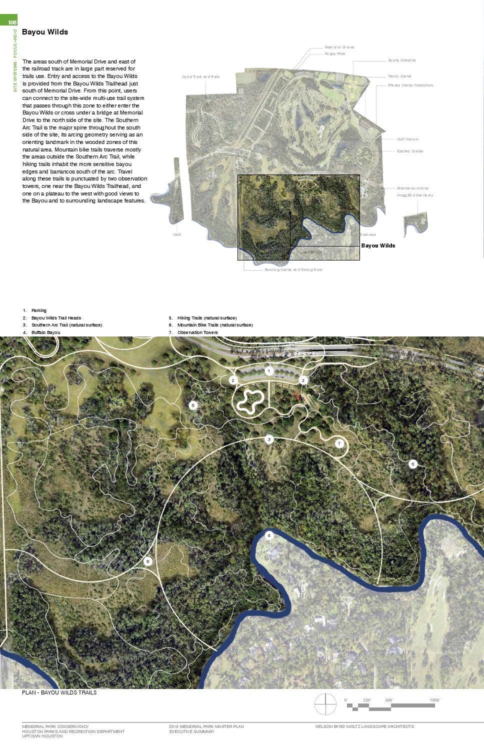 Memorial Park - Master Plan 2015 by Memorial Park Conservancy - Issuu