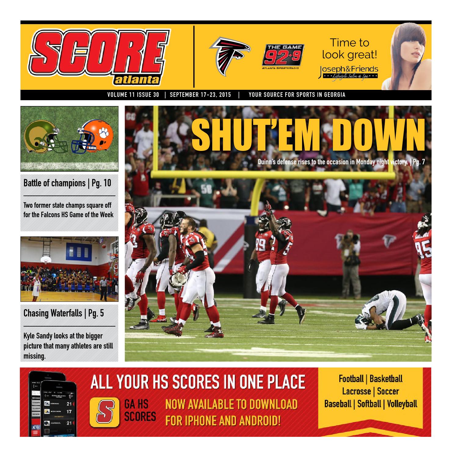 SCORE VOL 11 ISSUE 30 by Score Atlanta - Issuu
