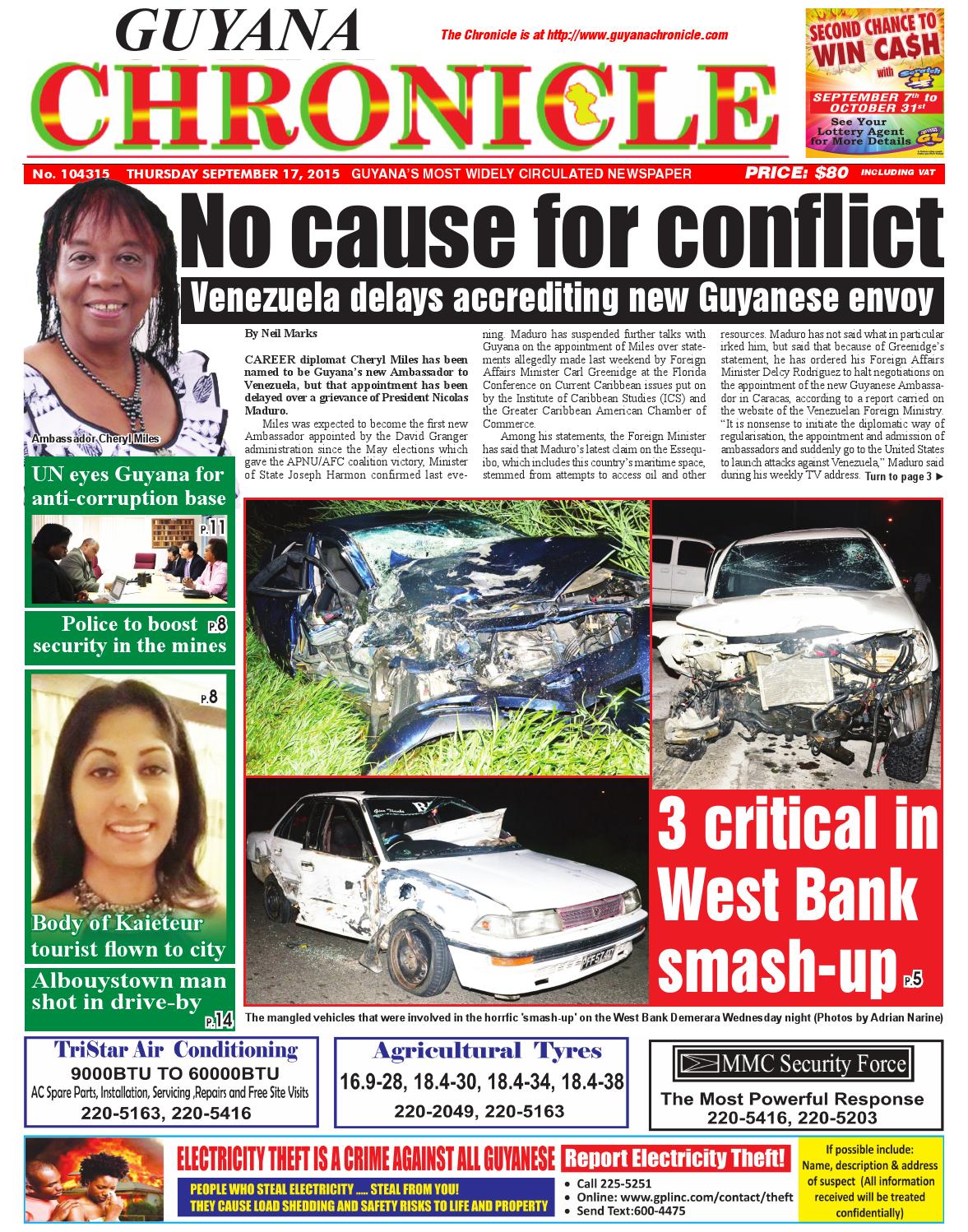 2015 9 17 by Guyana Chronicle - Issuu