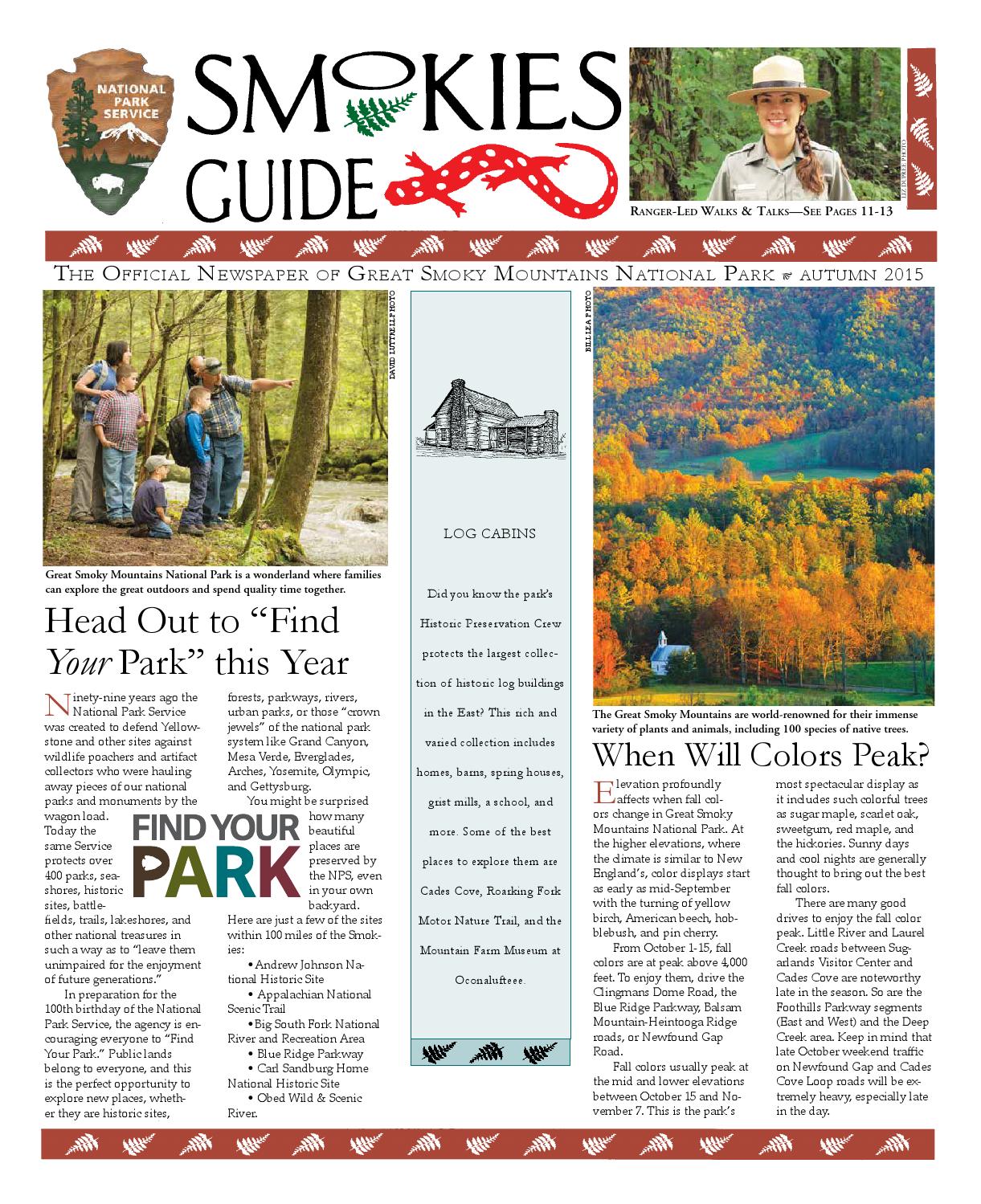 Fall 2015 Smokies Guide Newspaper by Smokies Life - Issuu