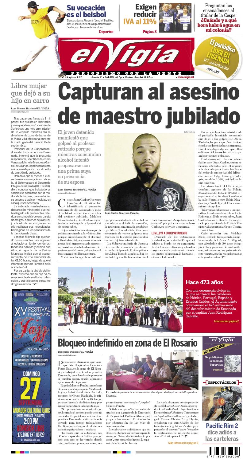 Periódico El Vigía, 18 de septiembre de 2015 by Editorial El Vigia - Issuu