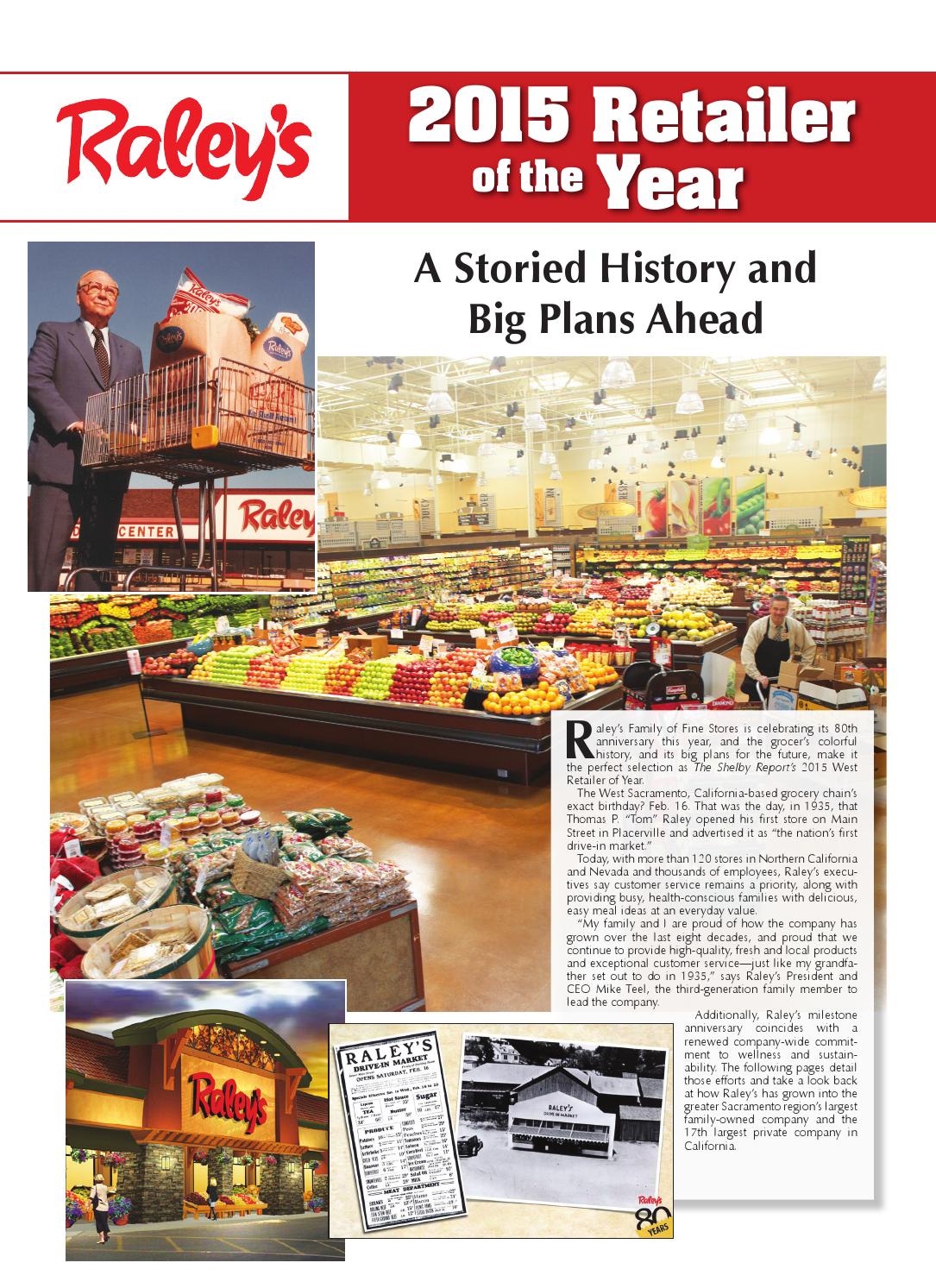 Raleys 2015 Retailer of the Year by Shelby Publishing - Issuu