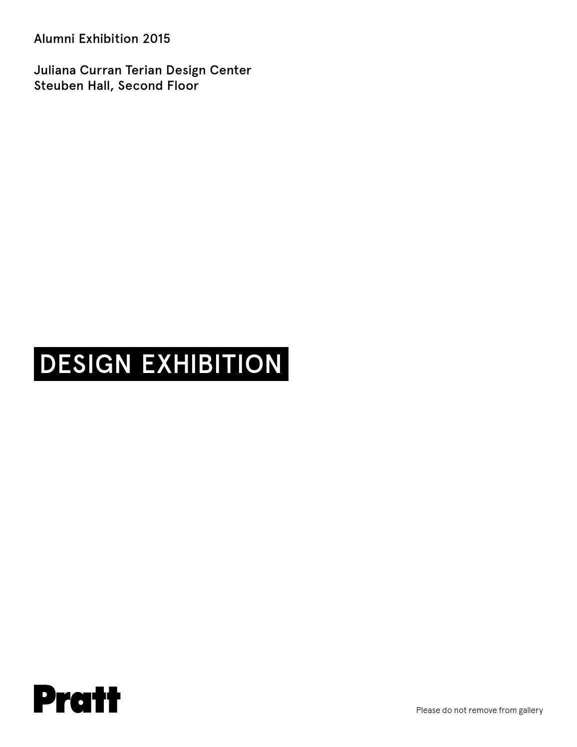Alumni Day Gallery Guide by Pratt Institute - Issuu