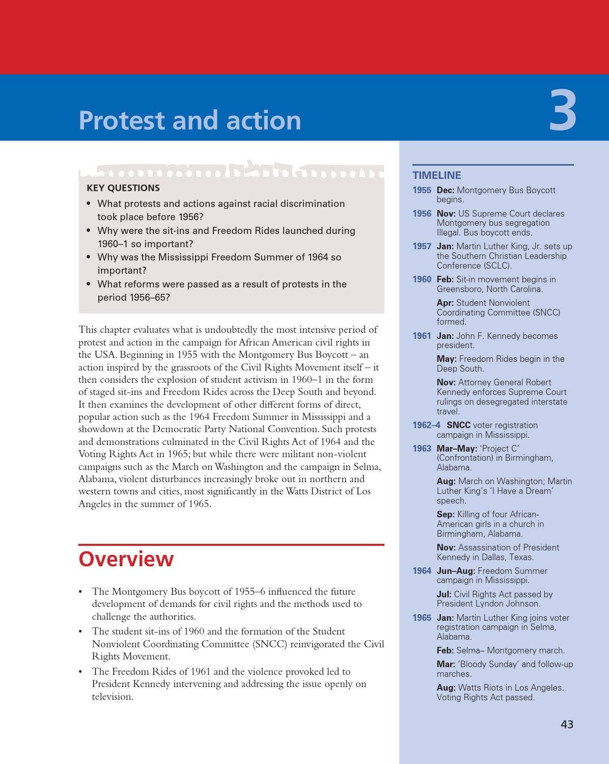 Preview History for the IB Diploma Paper 1: Rights and Protest by ...