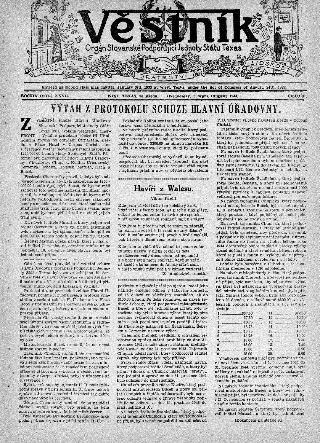 Vestnik 1944 08 02 by SPJST - Issuu