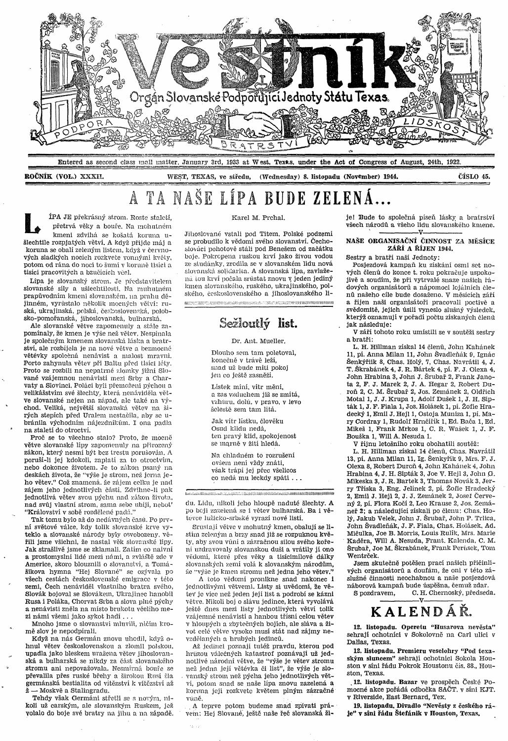 Vestnik 1944 11 08 by SPJST - Issuu