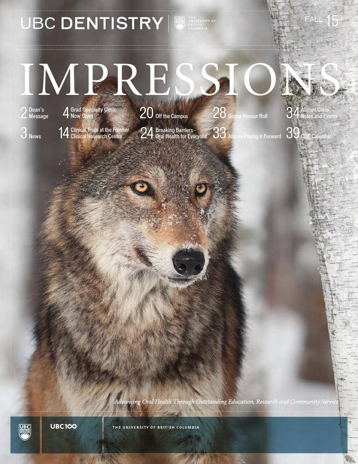 UBC Dentistry Impressions | fall 2015 by Faculty of Dentistry ...