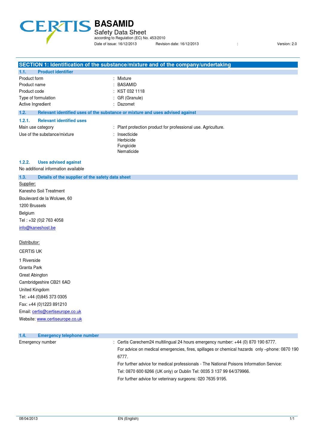 Basamid by WynnstayGroup - Issuu