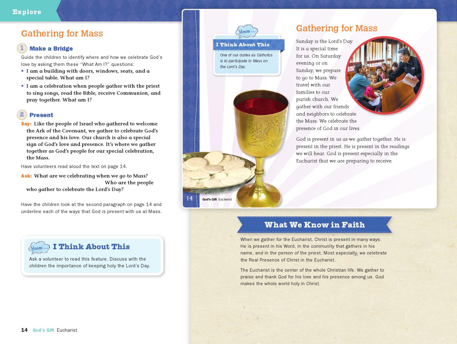 God's Gift 2016 Eucharist Catechist Guide by Loyola Press - Issuu