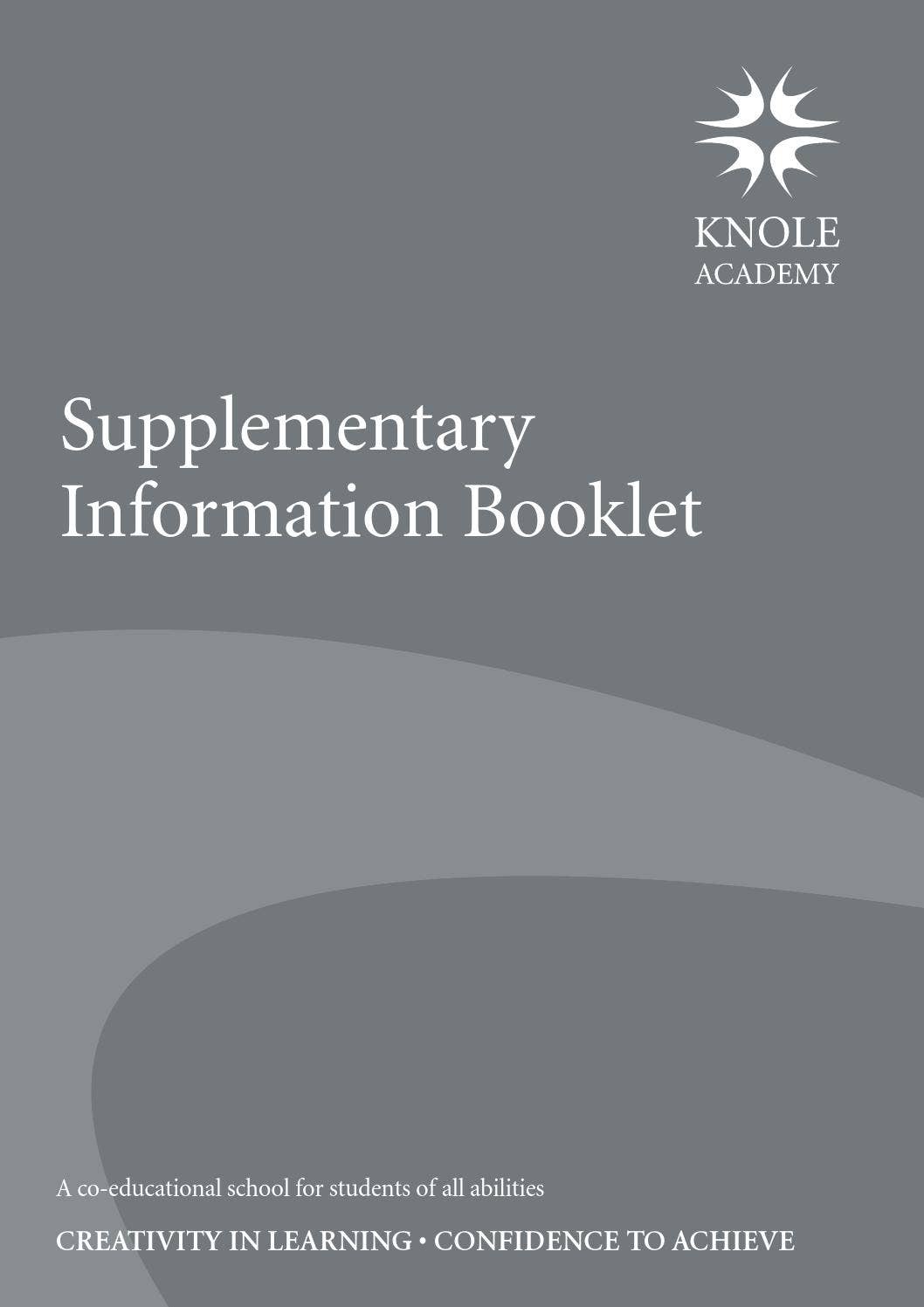Knole Academy Additional Information Booklet by Cleverbox UK Ltd - Issuu
