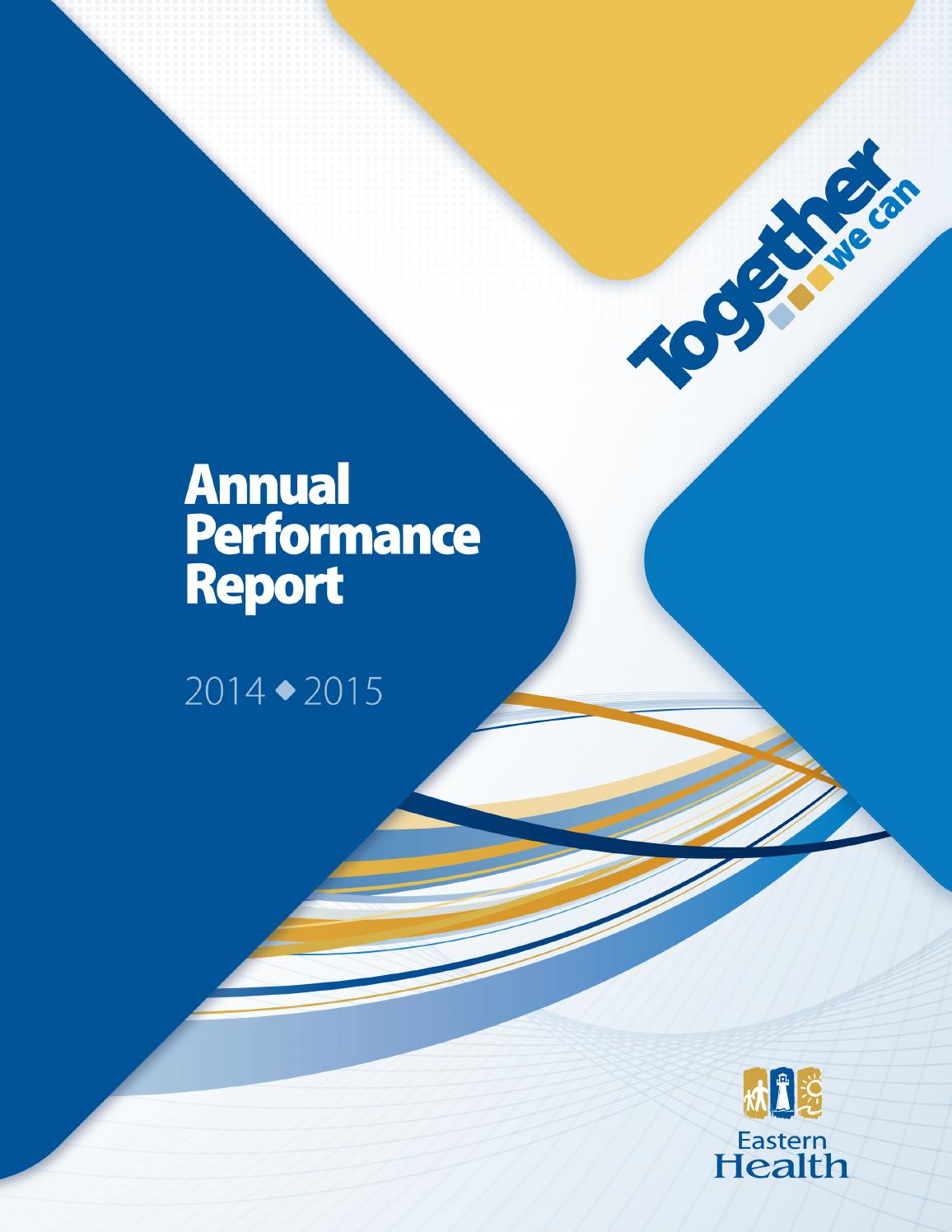 Annual Performance Report 2014 15 By Eastern Health Issuu Annual Performance Report 2014 15 By Eastern Health Issuu