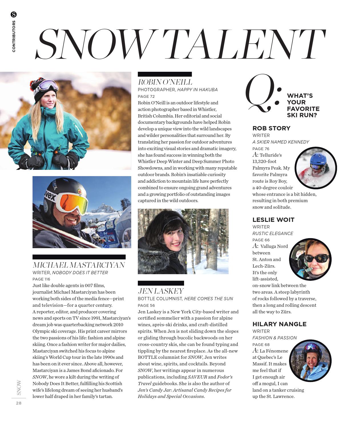 SNOW Magazine Life, Lifts, Luxury by SNOW - Issuu