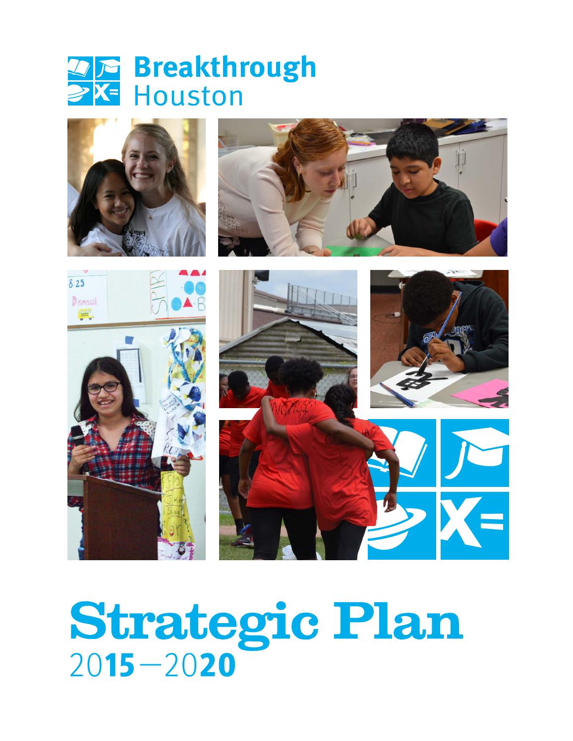 Breakthrough Houston Strategic Plan 2015 - 2020 by Breakthrough Houston ...