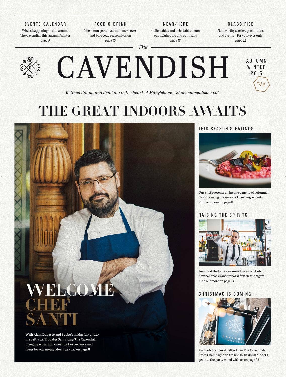 The Cavendish Autumn / Winter 2015 by Spinach Branding - Issuu