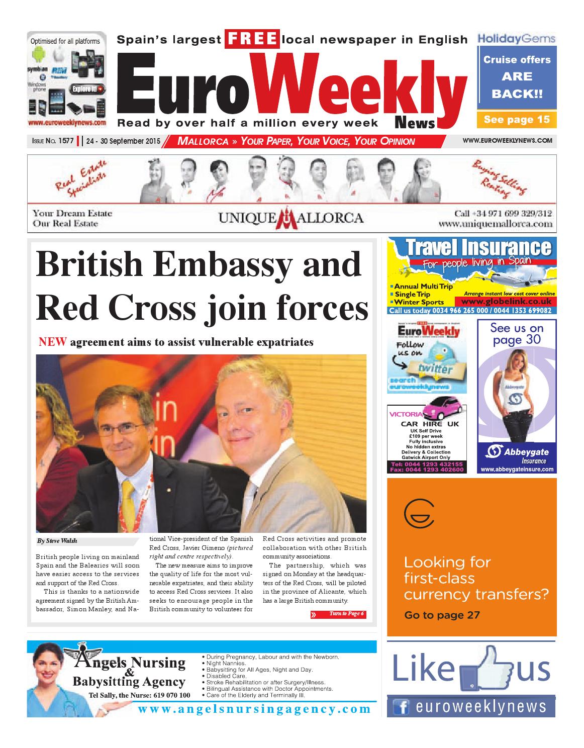 Euro Weekly News - Mallorca 24 - 30 September 2015 Issue 1577 by Euro ...
