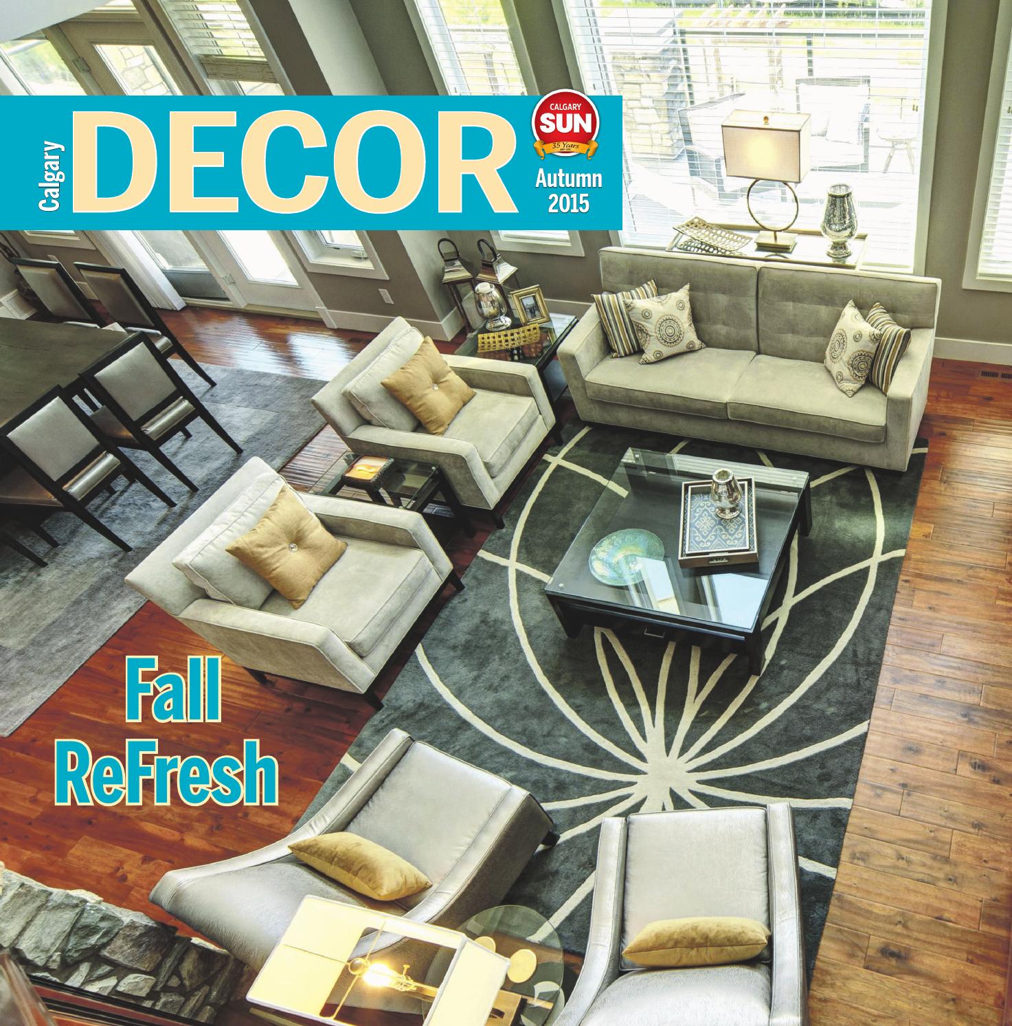 Katie Rioux Calgary Sun Decor Autumn 2015 by Decorating Den Interiors ...