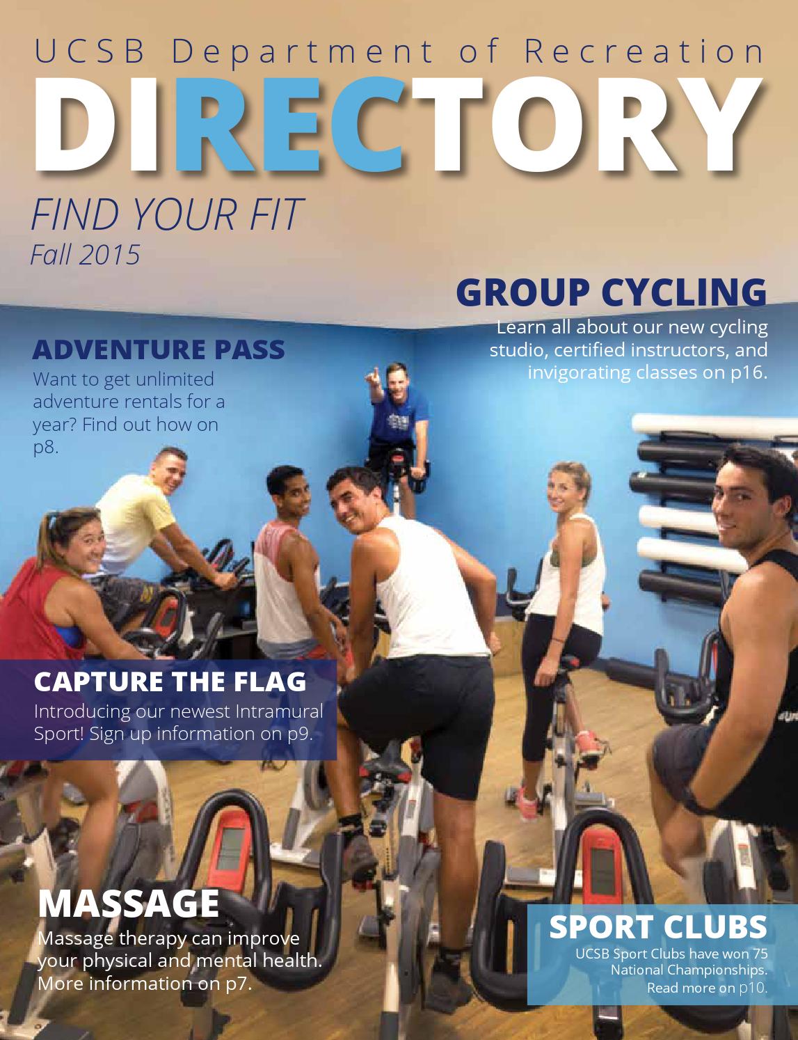 UCSB DiRECtory - Fall 2015 by UCSB Recreation - Issuu