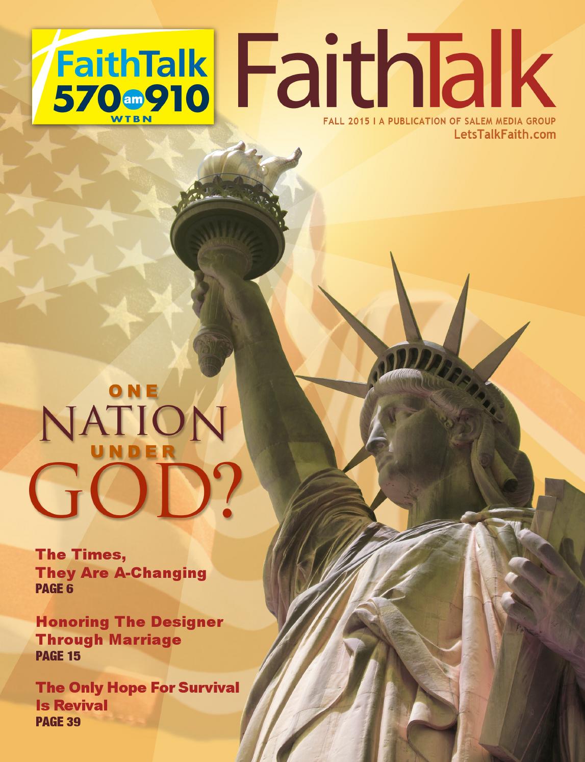 FaithTalk Magazine Fall 2015 by SalemMediaGroup - Issuu