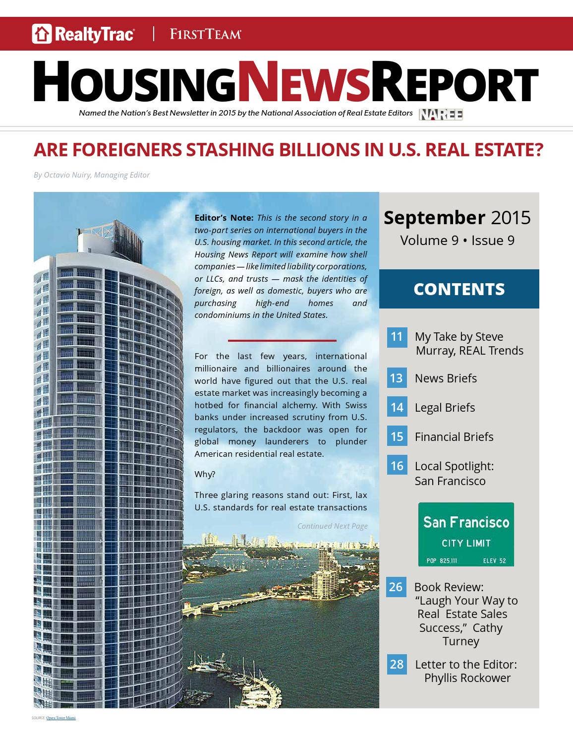 Housing News Report | September 2015 by FirstTeam® Real Estate - Issuu