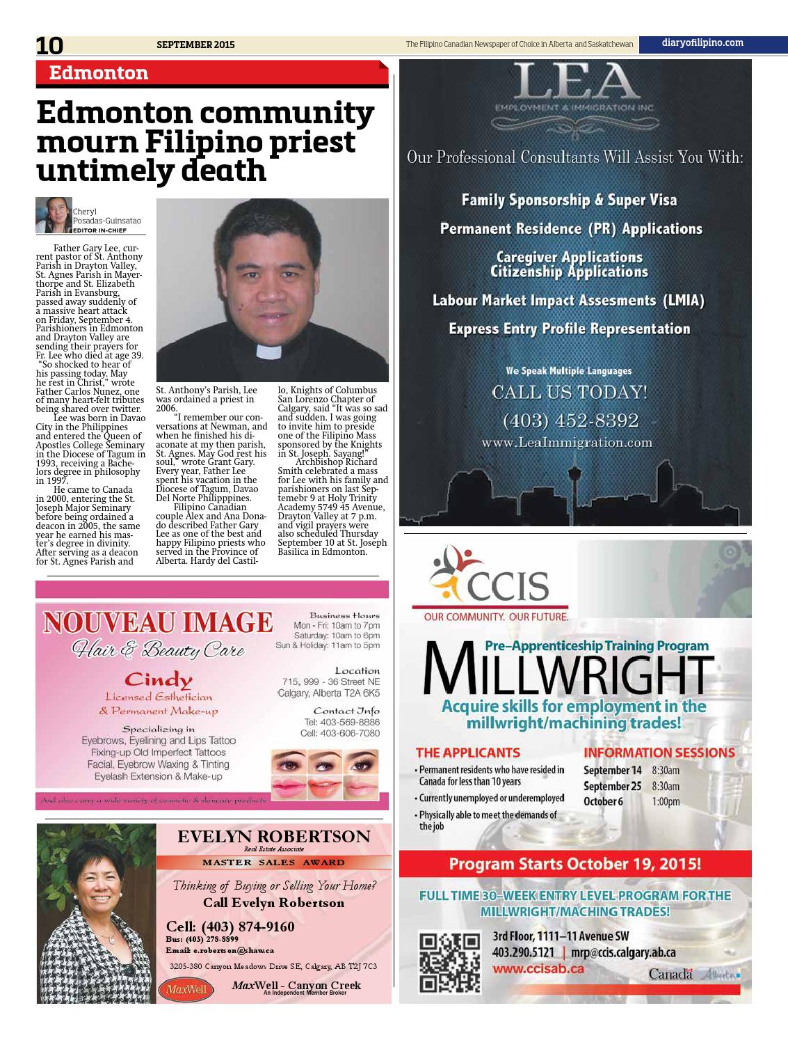 Diaryo Filipino September 2015 by Diaryo Alberta - Issuu