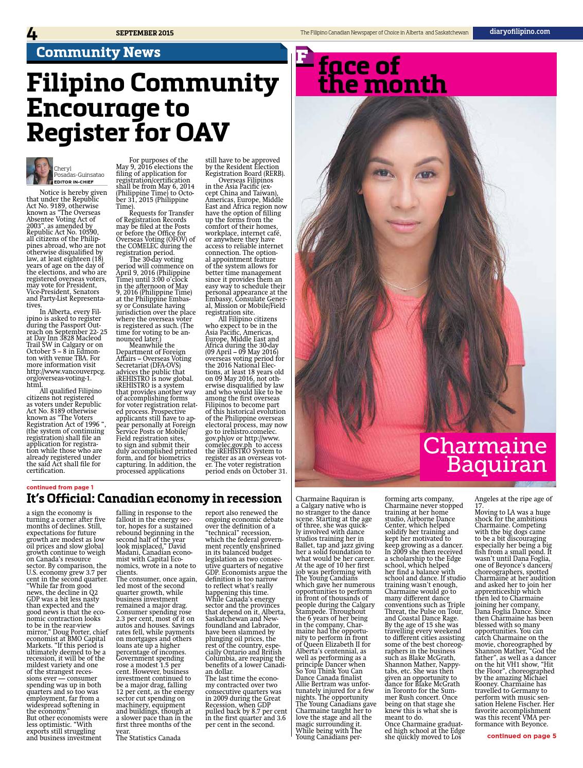 Diaryo Filipino September 2015 by Diaryo Alberta - Issuu