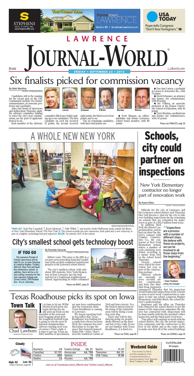 Lawrence Journal-World09-25-2015 by Lawrence Journal-World - Issuu
