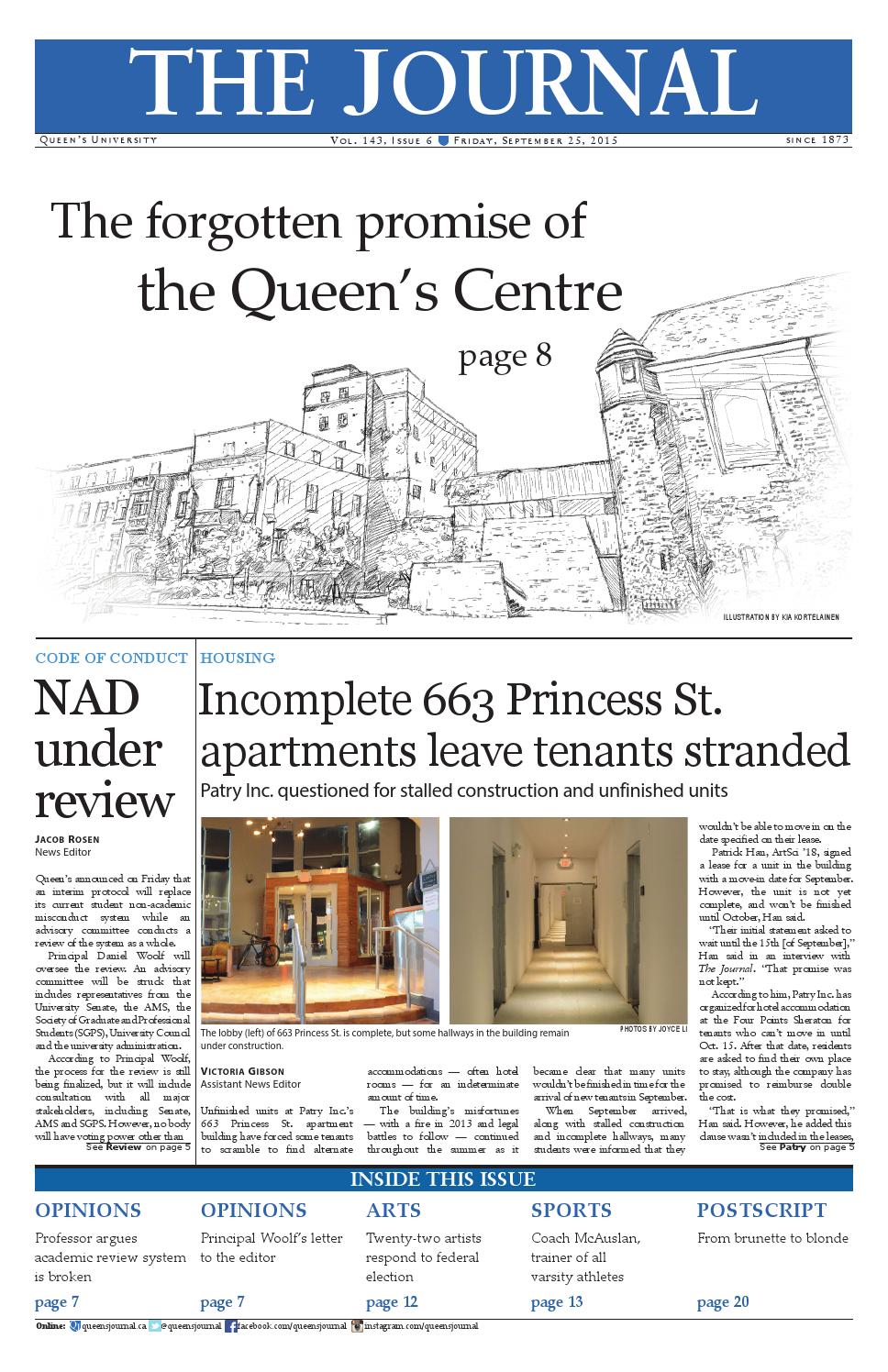 The Queen's Journal, Volume 143, Issue 6 by The Queen's Journal - Issuu