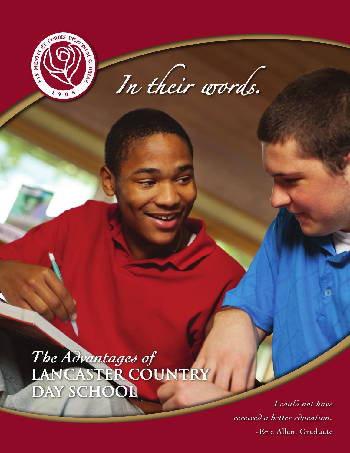 LCDS Advantages by Lancaster Country Day School - Issuu