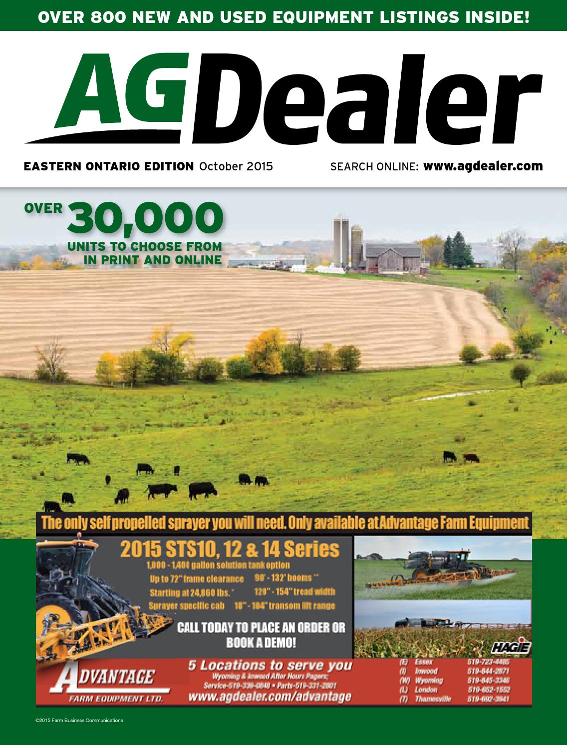 AGDealer Eastern Ontario Edition, October 2015 by Farm Business ...