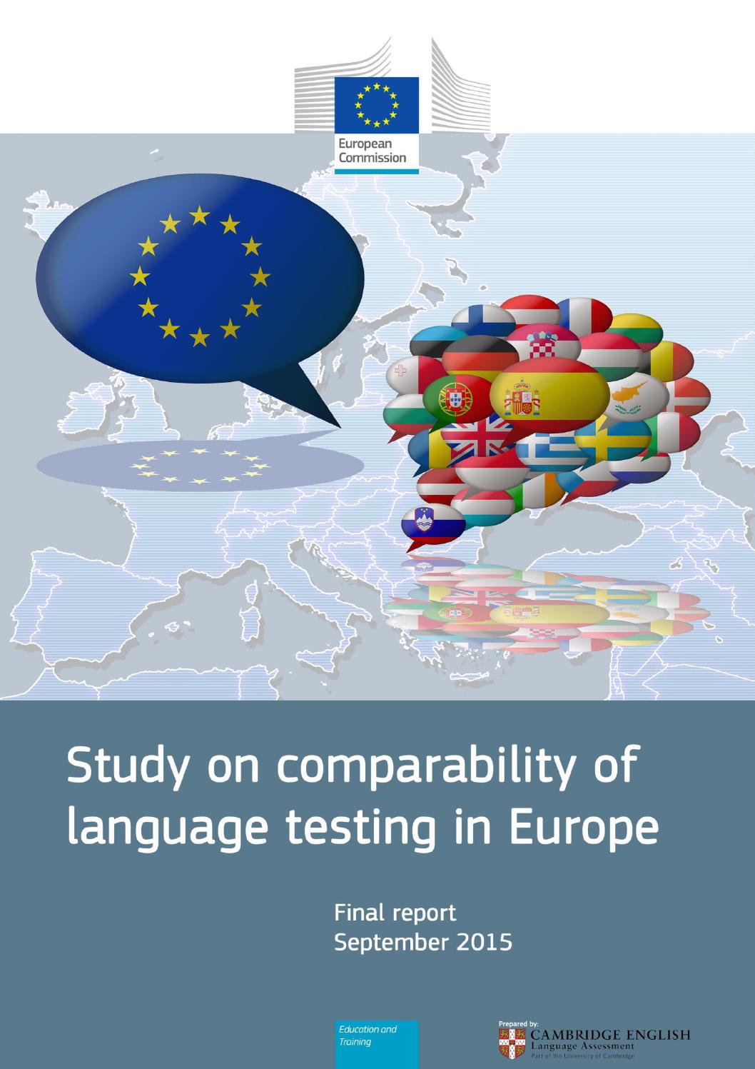 Study On Comparability Of Language Testing Europe By Fundacja Rozwoju 