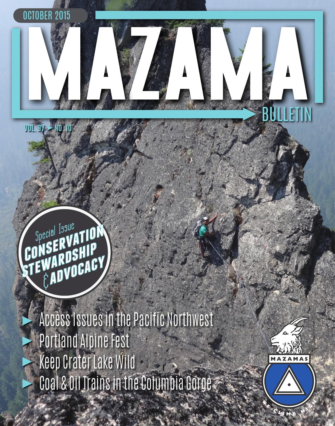Mazama Magazine - October 2015 by Mazamas - Issuu