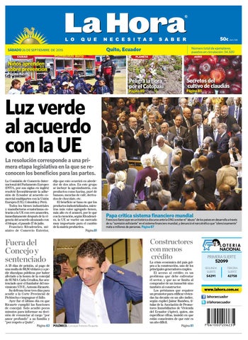Quito 26 septiembre 2015 by LA HORA Ecuador - Issuu