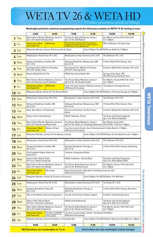 October 2015 - WETA Magazine by WETA - Issuu