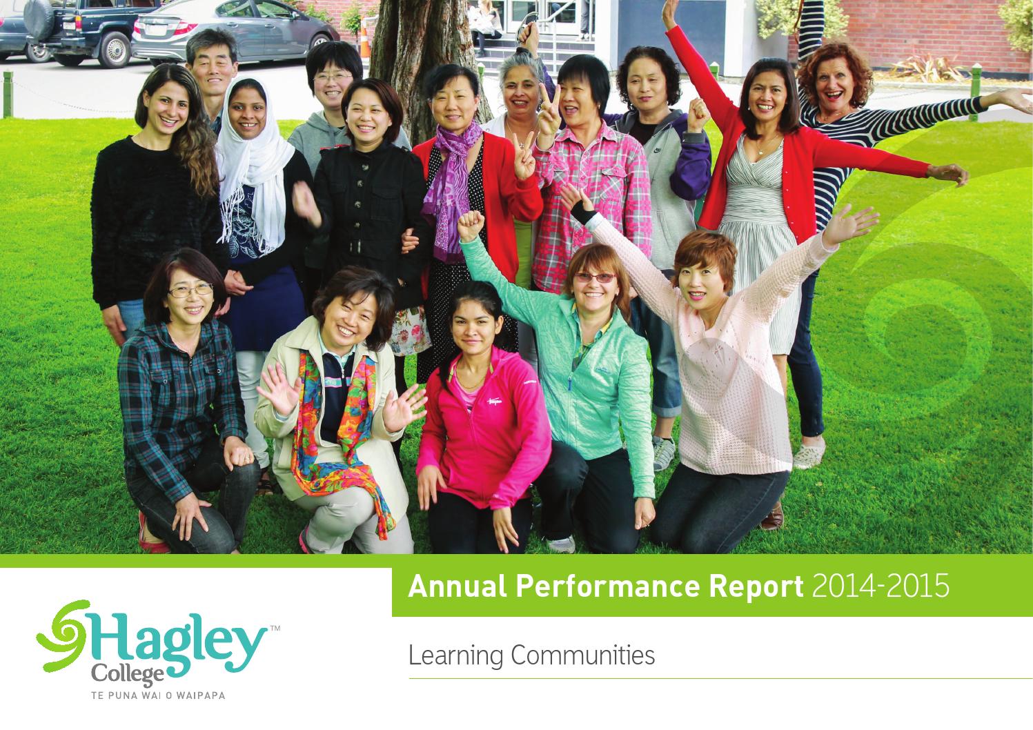 Hagley Learning Communities 2015 by Hagley College - Issuu