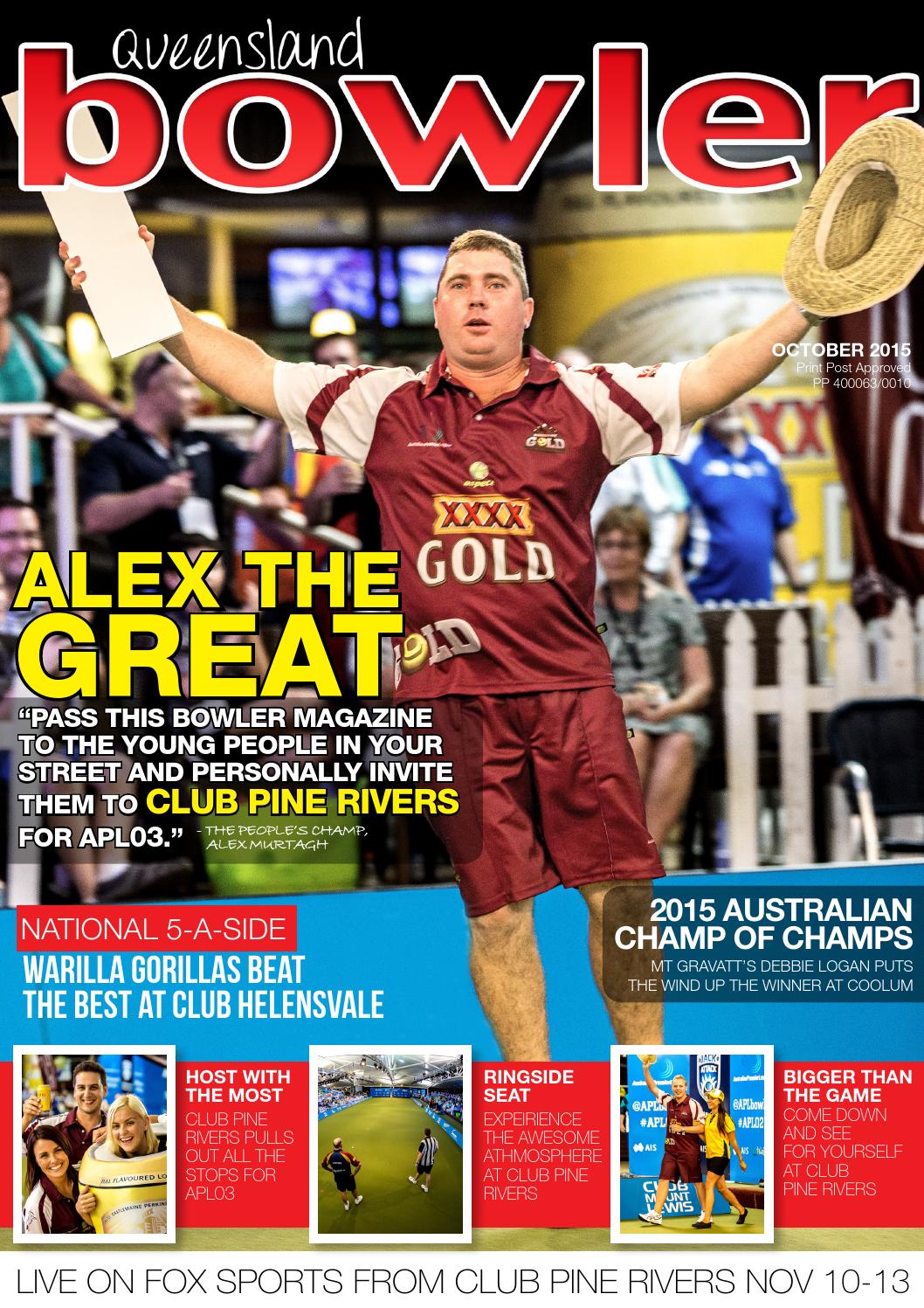 October 2015 by Queensland Bowler - Issuu