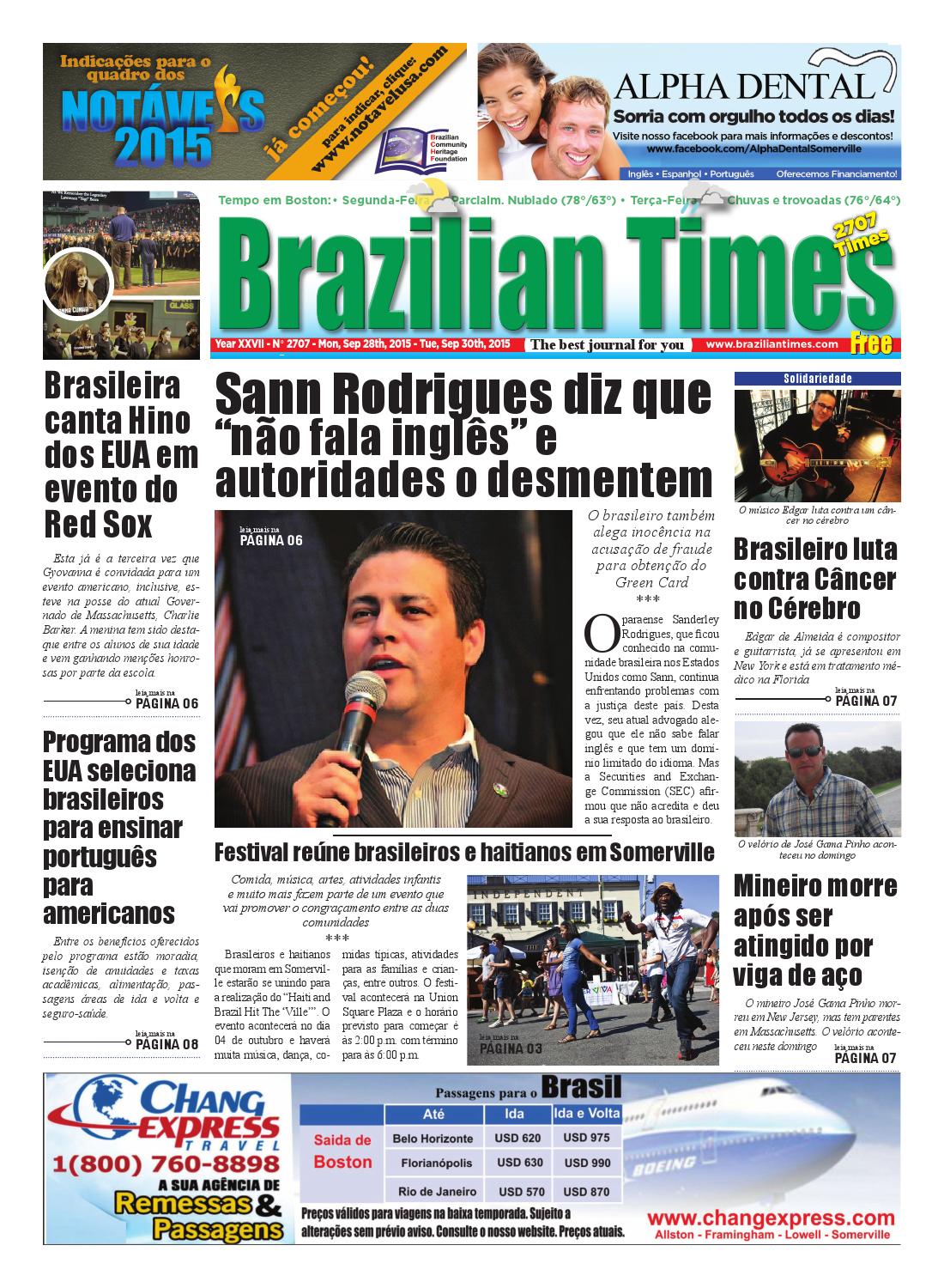 Ma 2707 by The Brazilian Times Newspaper - Issuu