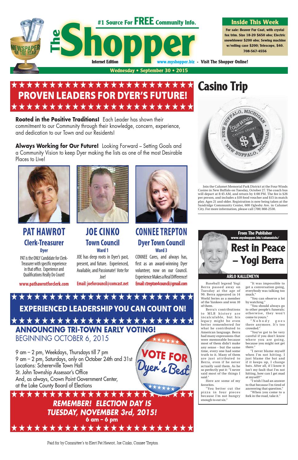 The Shopper 9/30/15 by The Shopper - Issuu