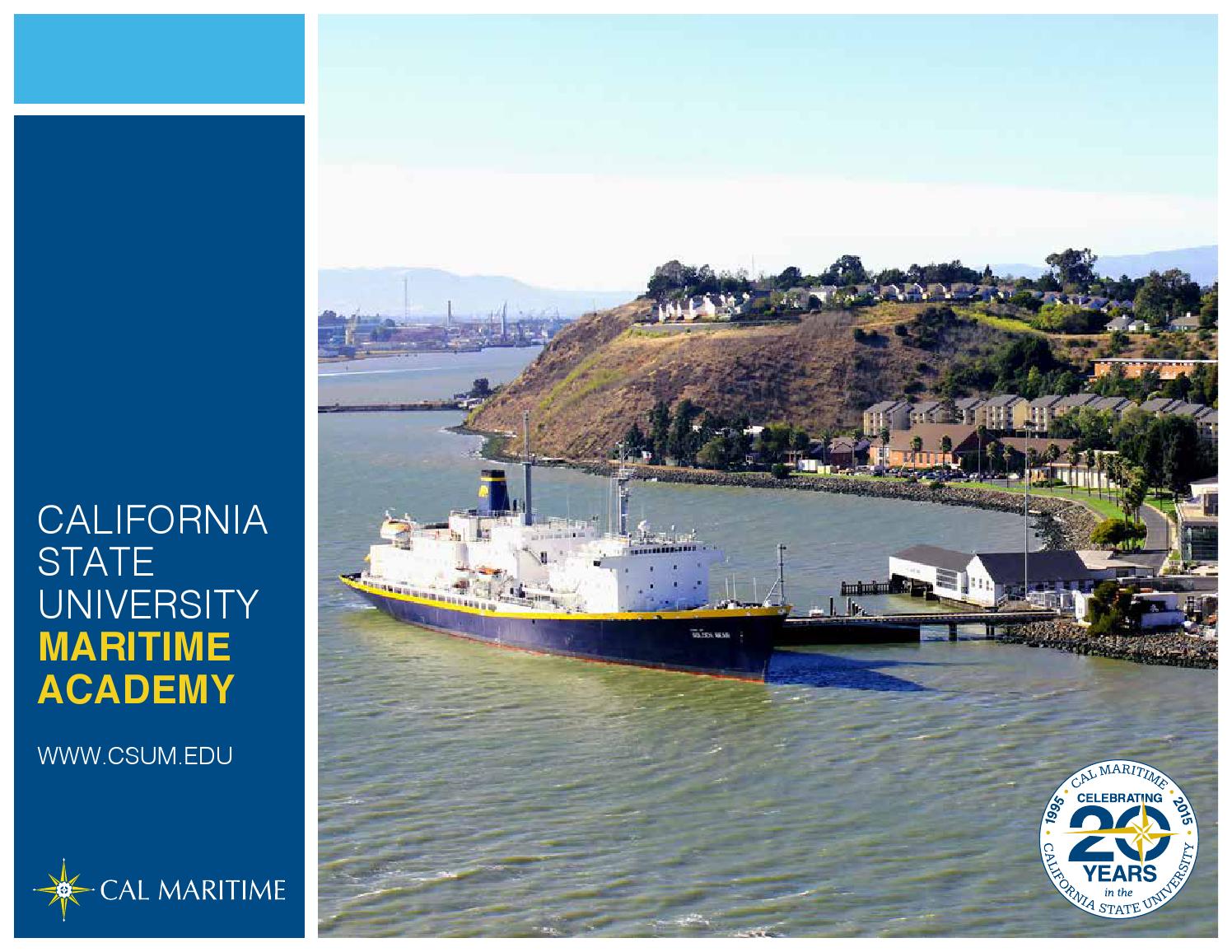 Cal Maritime 2015-2016 Viewbook by California State University Maritime ...