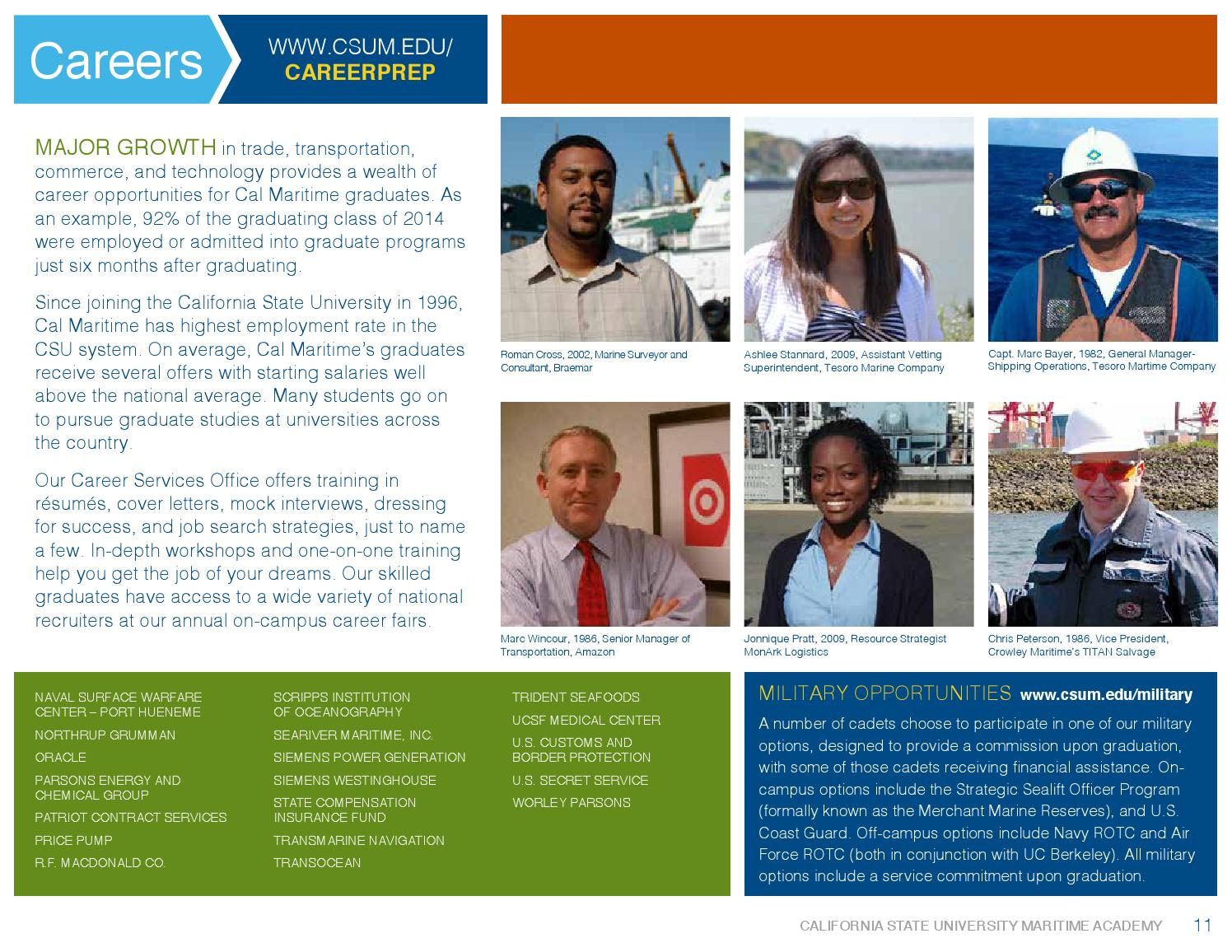 Cal Maritime 2015-2016 Viewbook by California State University Maritime ...