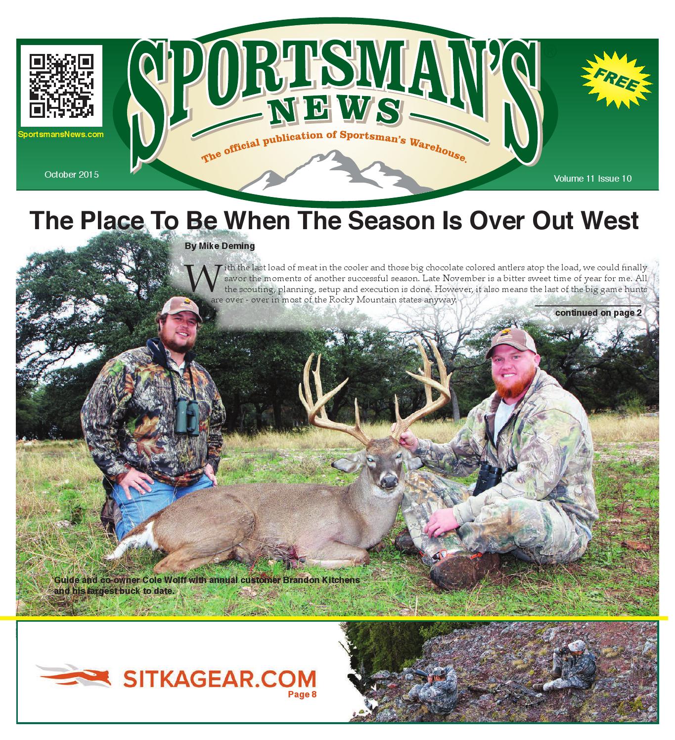 Sportsman's News October 2015 Digital Edition by Sportsman's News - Issuu