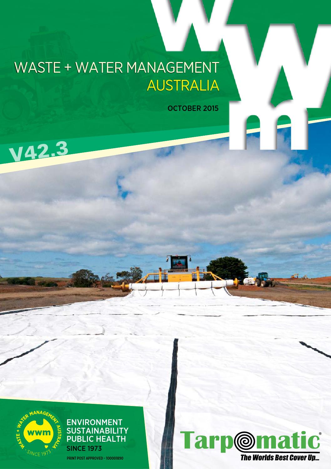 Waste + Water Management Australia V42.3 - October 2015 by EPC Media ...