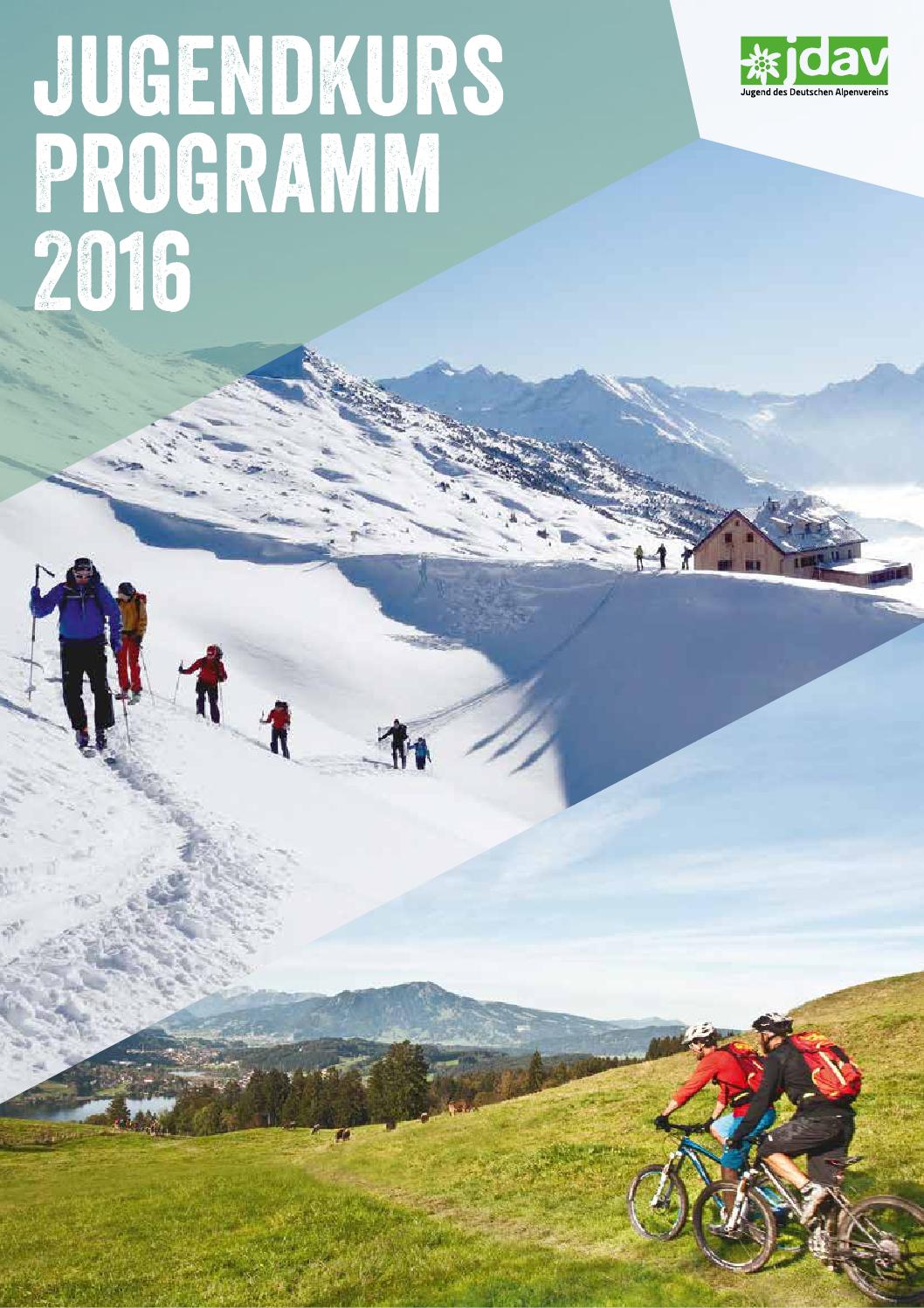 JDAV Jugendkursprogramm 2016 by Deutscher Alpenverein e.V. - Issuu